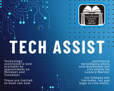 Introducing the Tech Assist Program @ MCLIB | McCracken County Public Library